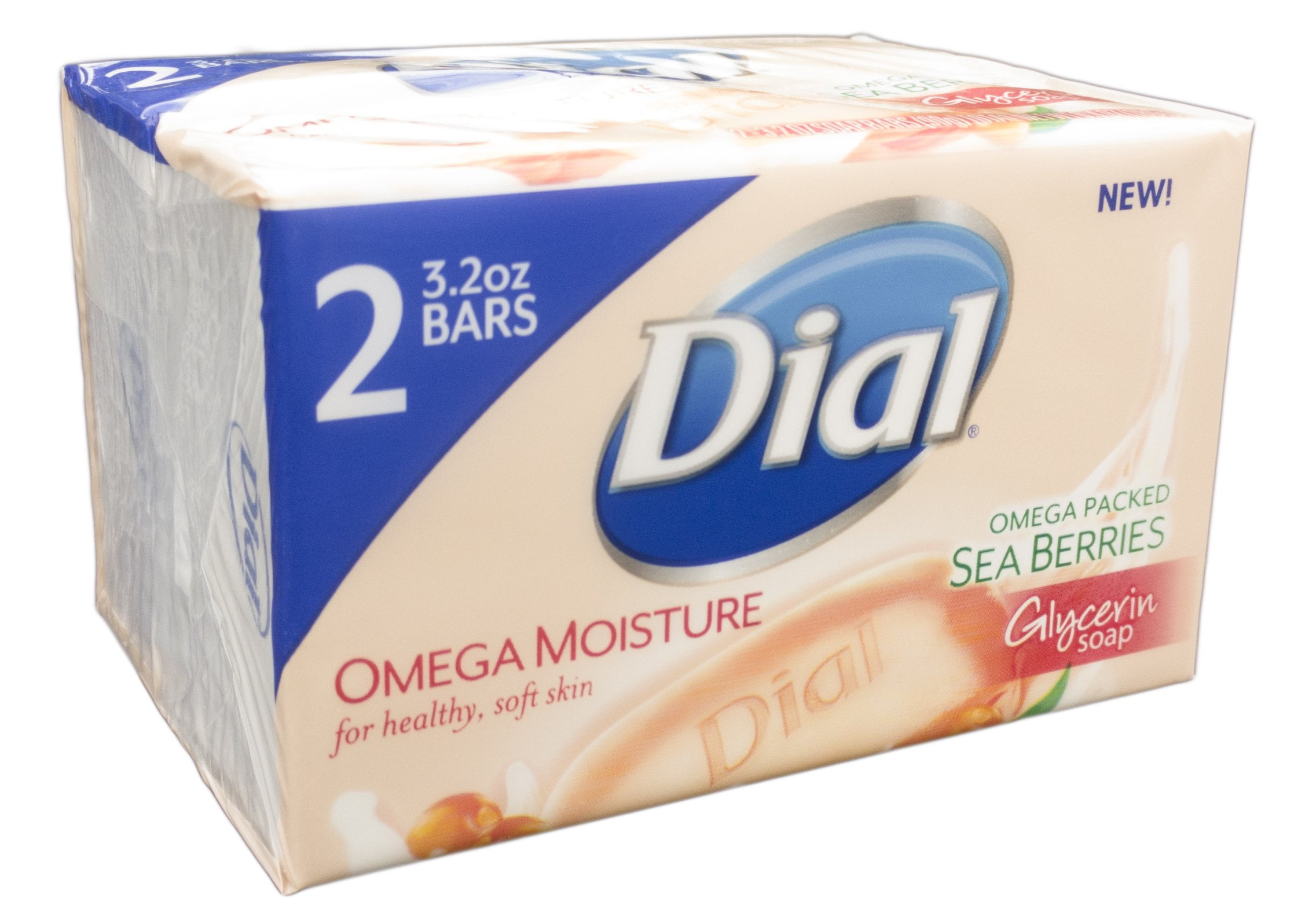 Dial Omega Moisture Sea ZS23 Berries - 2 3.2oz Bars - Walmart.com