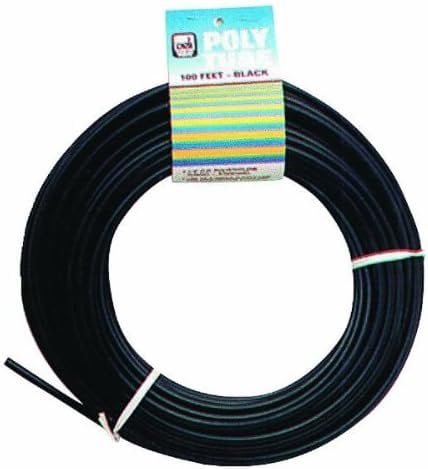 Dial Plastic Tubing 1/4 " X 50 Ft. Black Bulk - Walmart.com