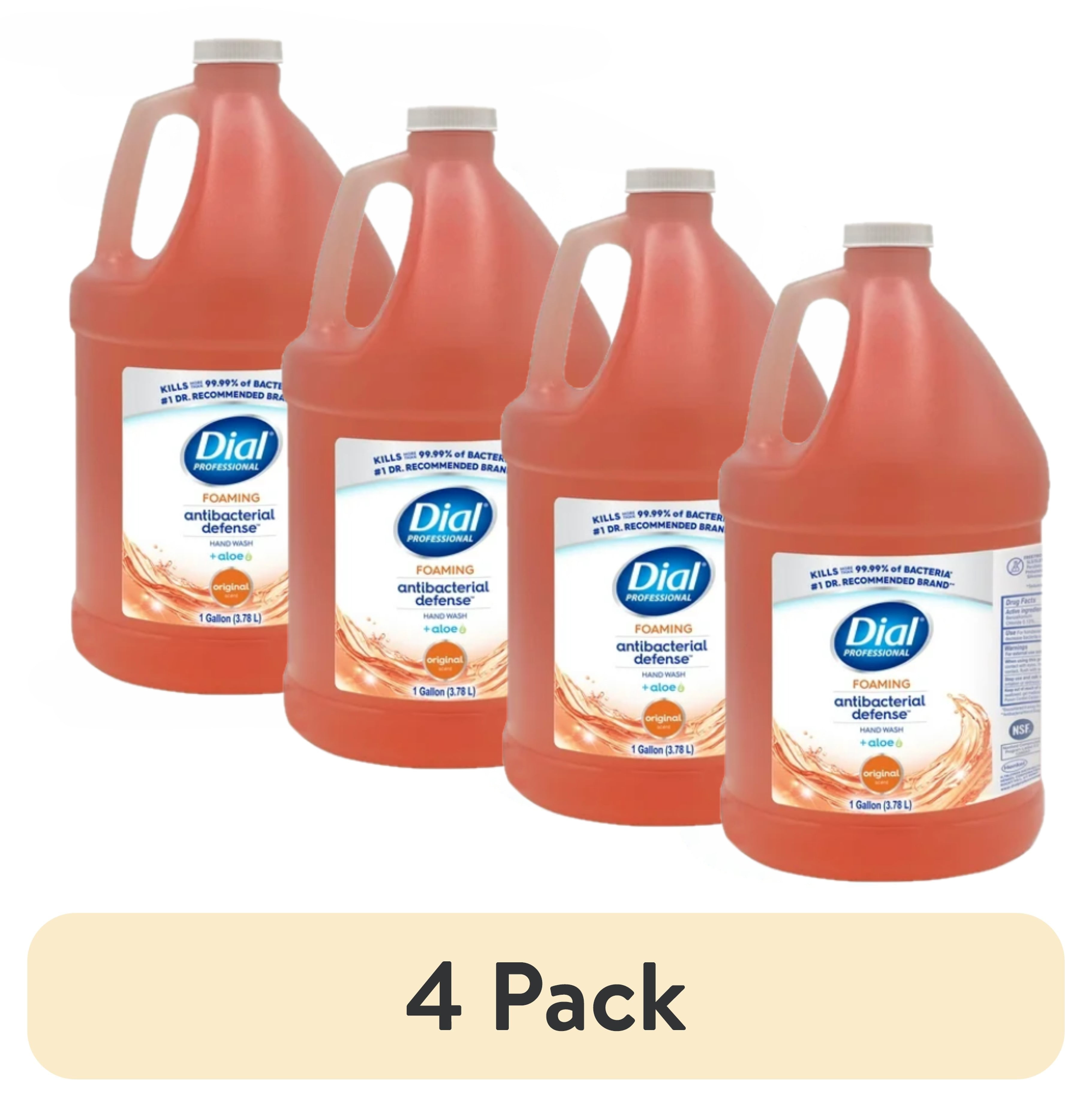 Dial Professional Antibacterial Foaming Hand Wash Refill, Plus Aloe ...