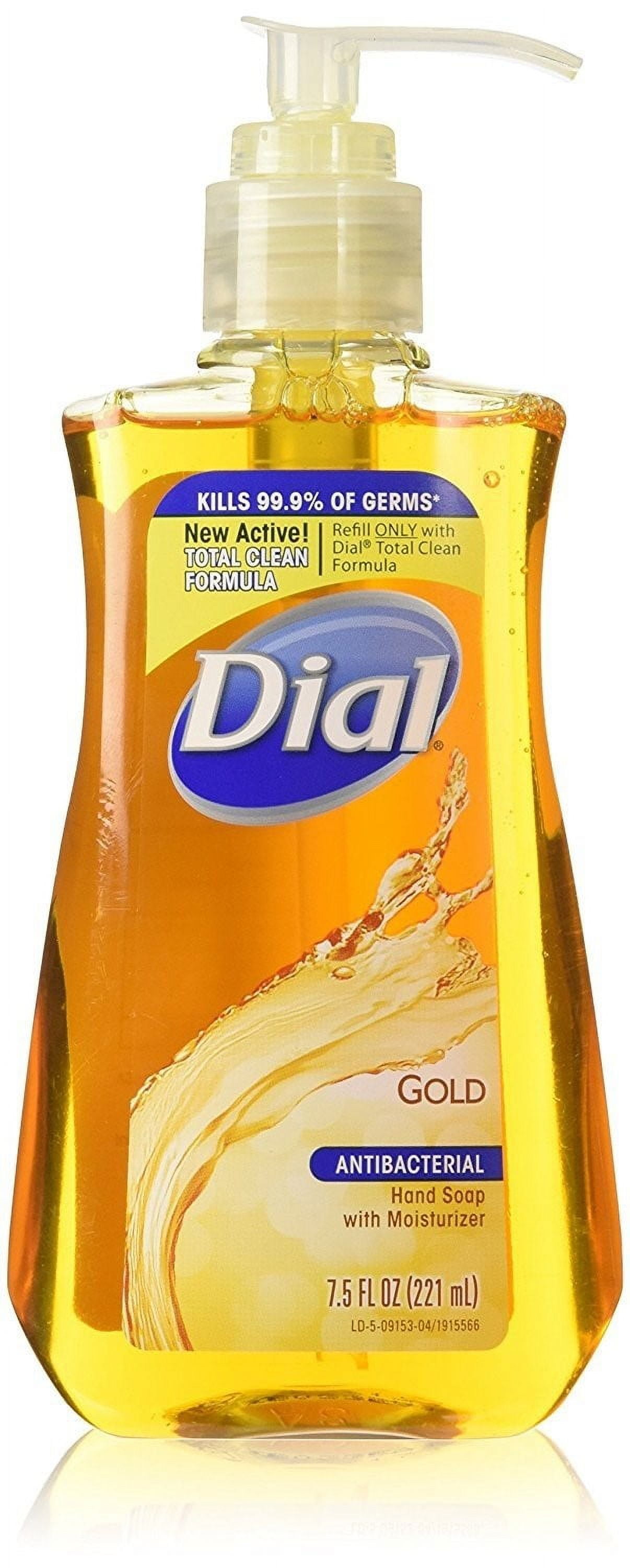 Dial Complete Antibacterial Washing Hand Soap, Gold, 7.5 fl oz ...