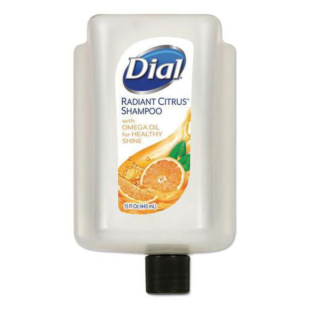 Dial Radiant Citrus Shampoo Refill for Versa Dispenser, 15 oz, 6/Carton ...