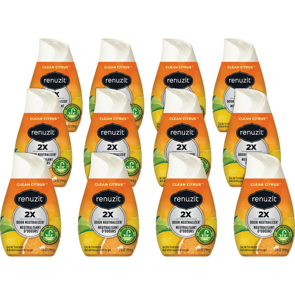 Dial Renuzit Adjustable Cone Gel Air Fresheners, Clean Citrus, 7 Oz ...