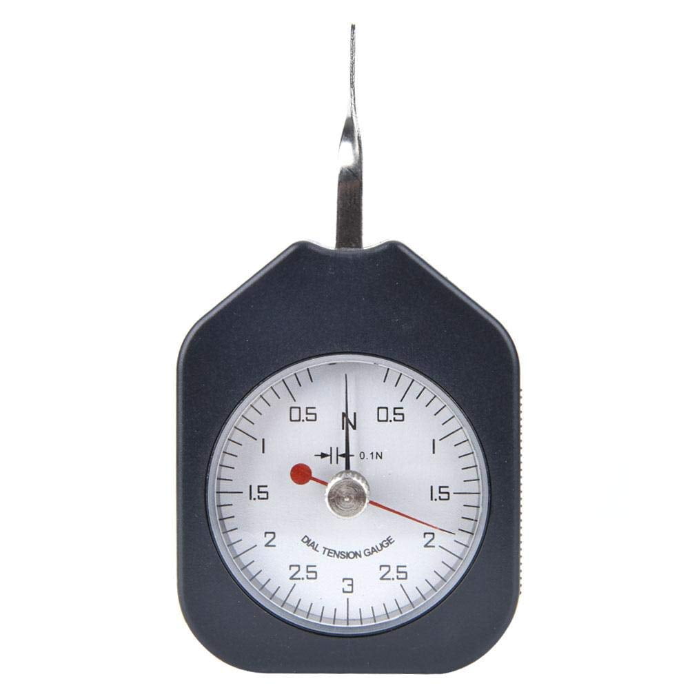 Dial Tension Tester, Dual Needle Pointer Newton Force Meter, 3N Range ...