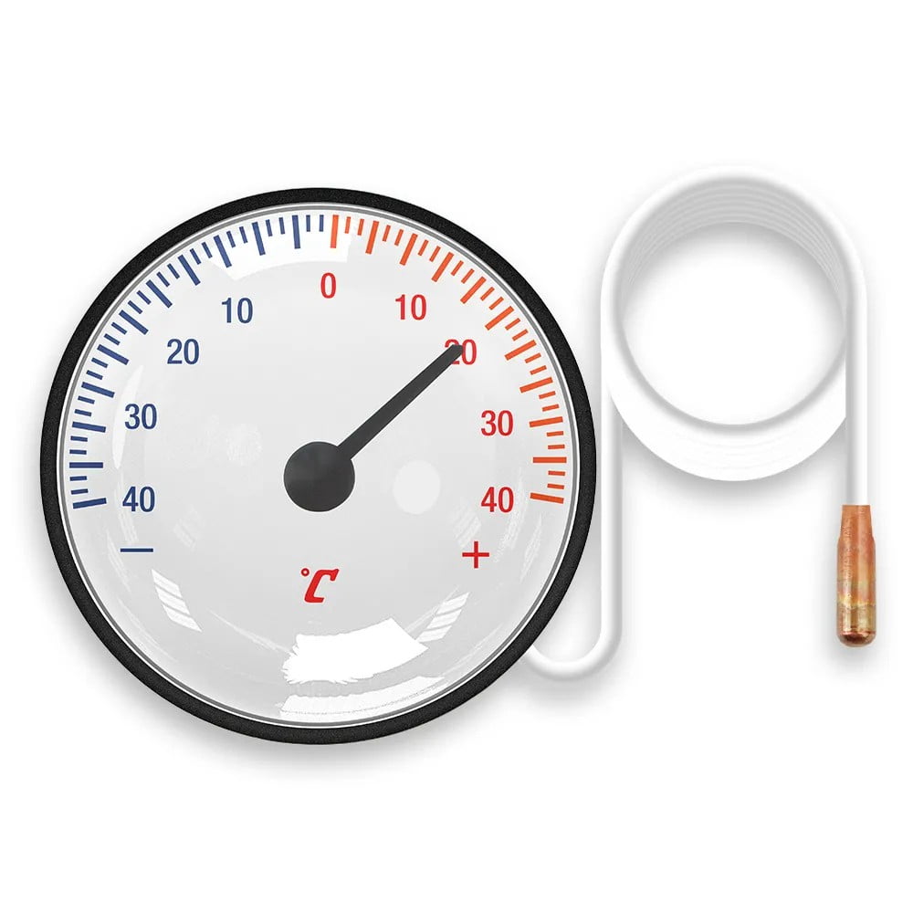 Dial Thermometer Thermometer With 1.4m Capillary Tube -40~+40℃/10-120 ...