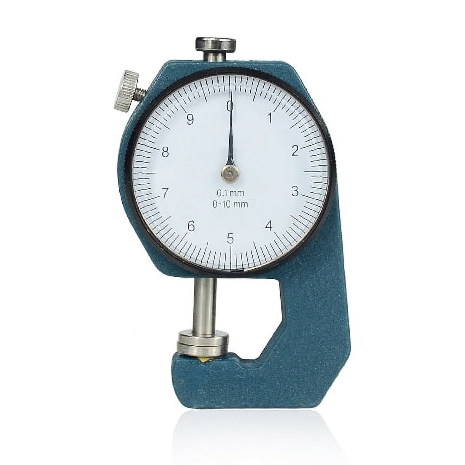Dial Thickness Gauge 0.1mm Flat Head Meter Thickness Meter Tester 0-10 ...