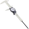 Dial Vernier Caliper, 0-150mm Measuring Range Plastic Caliper Ruler ...