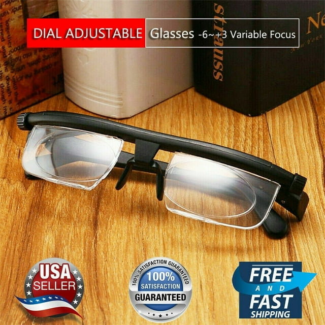 Dial Vision Flex Eyewear: Adjustable Focus Glasses for Reading ...
