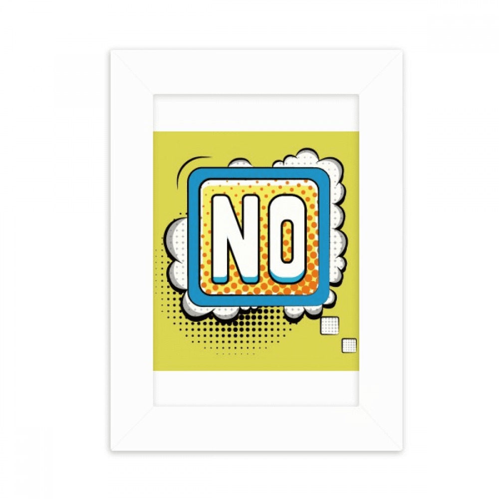 Dialog Bubble No Word Art Deco Fashion Desktop Photo Frame Picture ...