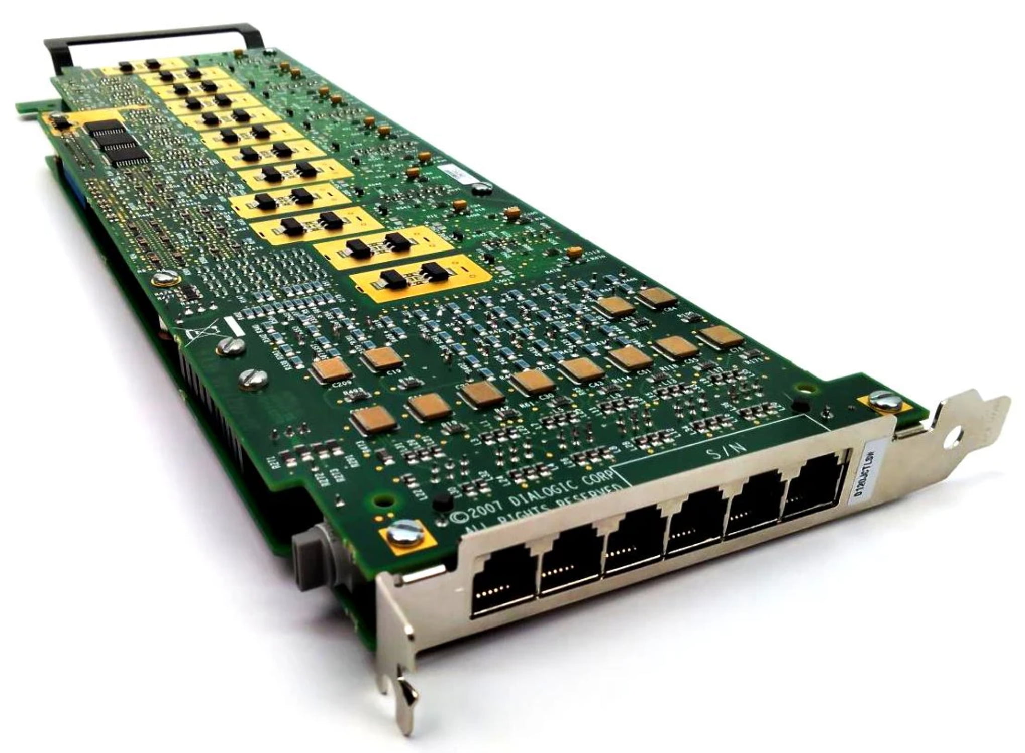 Dialogic D120JCTLSW PCI Media Board 12-Port Analog Loop Start 881-762 ...