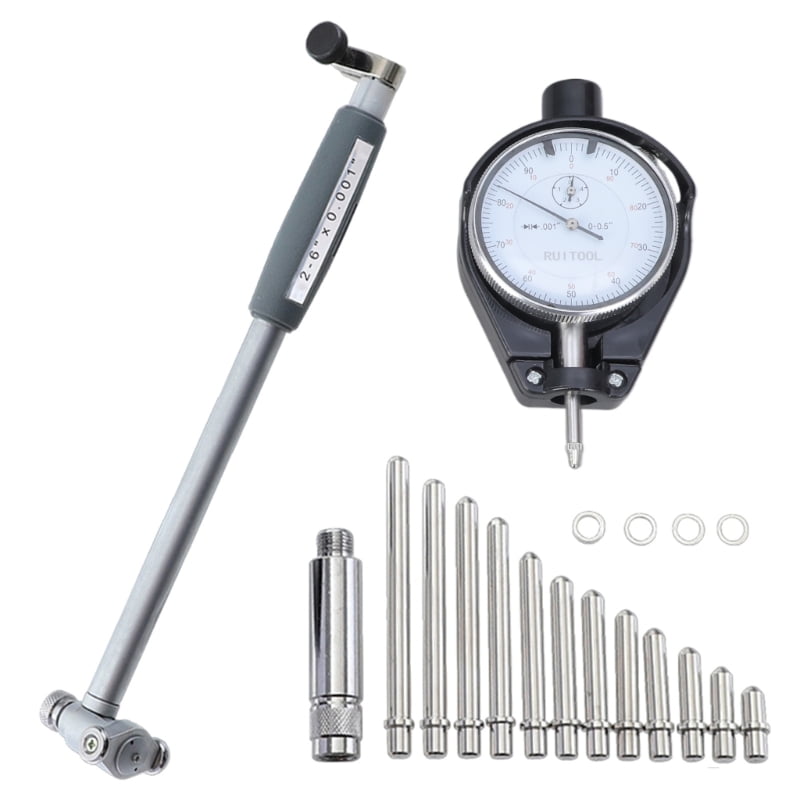 Dials Bore Gage 2-6in 50-160mm Bore Gauge 0.001in Deep Engine Hole ...