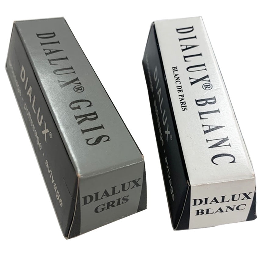 Dialux White & Gray Polishing Compound Jewelers Rouge Silver Polish ...