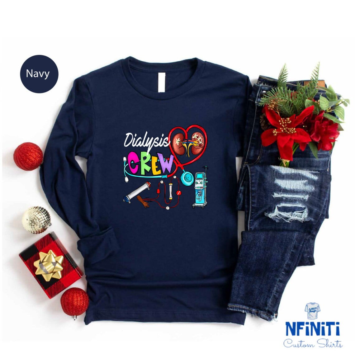 Dialysis Crew - Nephrology Nurse Tech Squad SWEATSHIRT All Size S-5XL ...