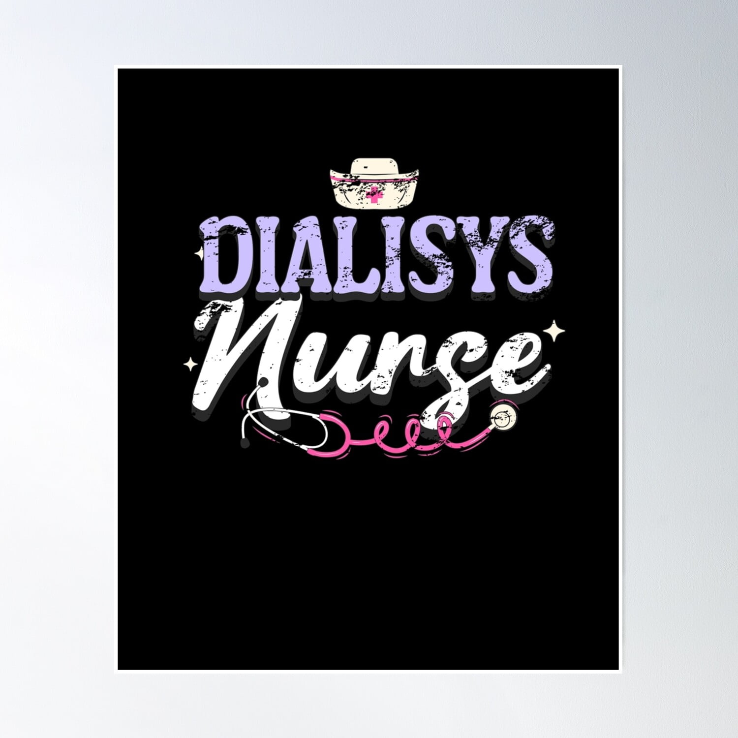 Dialysis Nephrology Nurse Kidney Caregiver Men Women Retro Vintage ...