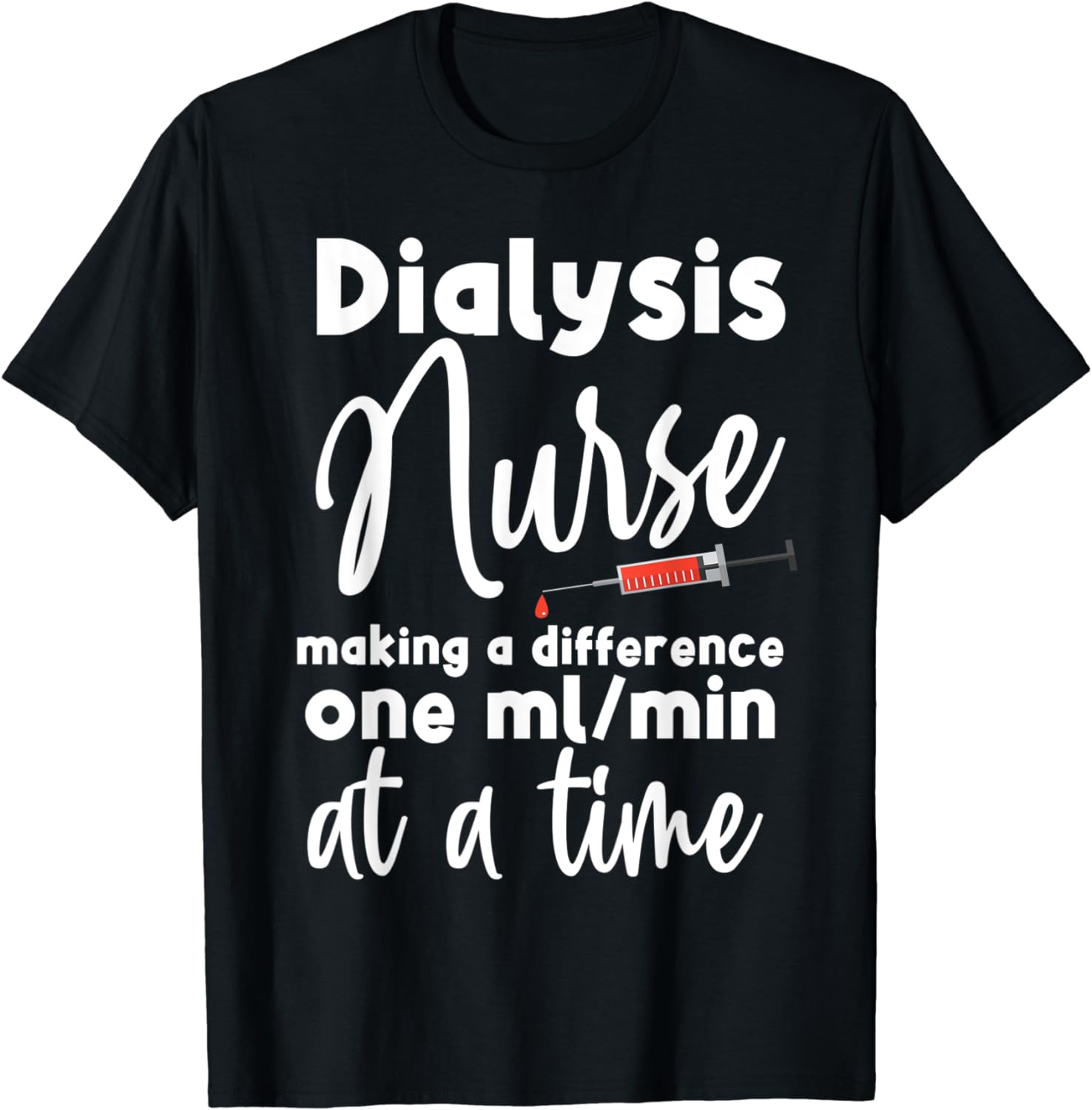 Dialysis Nurse Gifts for Technician Heart Nephrology Kidney T-Shirt ...