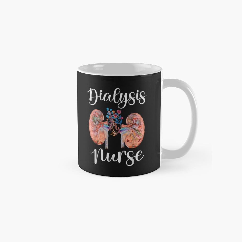 Dialysis Nurse Kidney Transplant Nephrology RN Appreciation Classic Mug ...