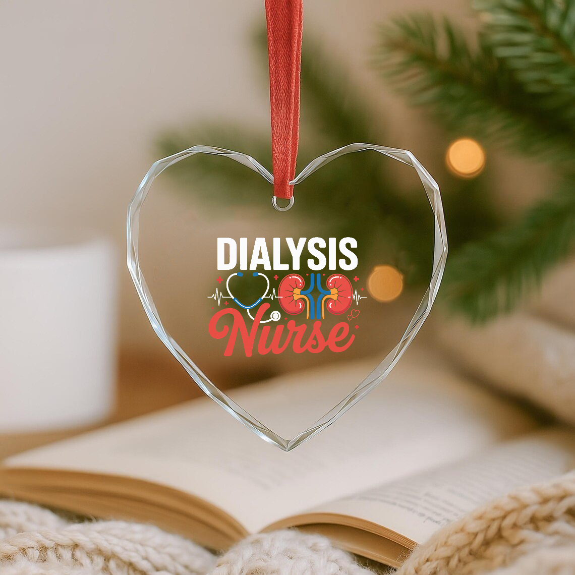 Dialysis Nurse Nephrology Heart Technician Men Ornament Home Decoration ...