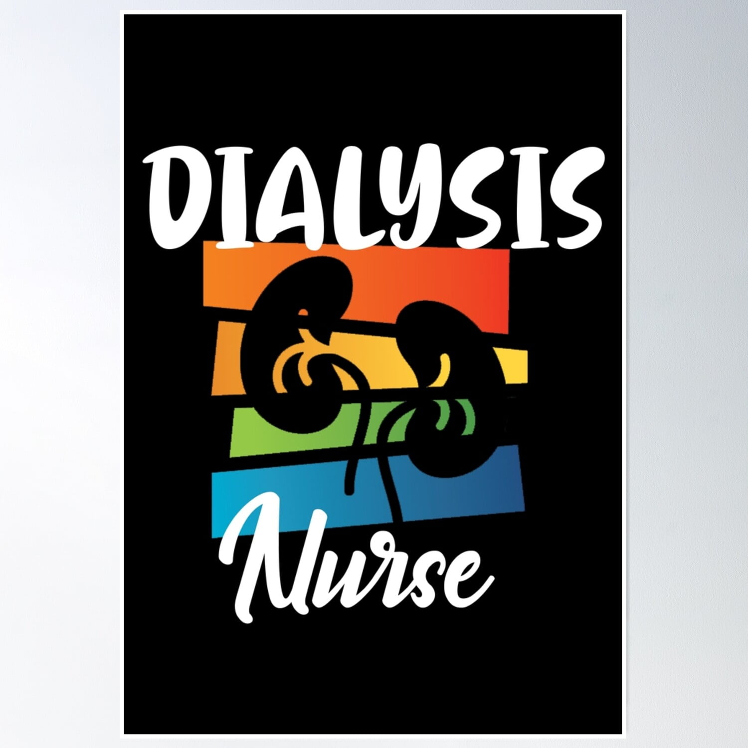 Dialysis Nurse Nephrology Kidney Squad Souvenirs Poster Wall Art ...
