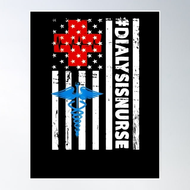 Dialysis Nurse Poster Wall Art, Modern Wall Decor, 12x18 UNFRAMED ...