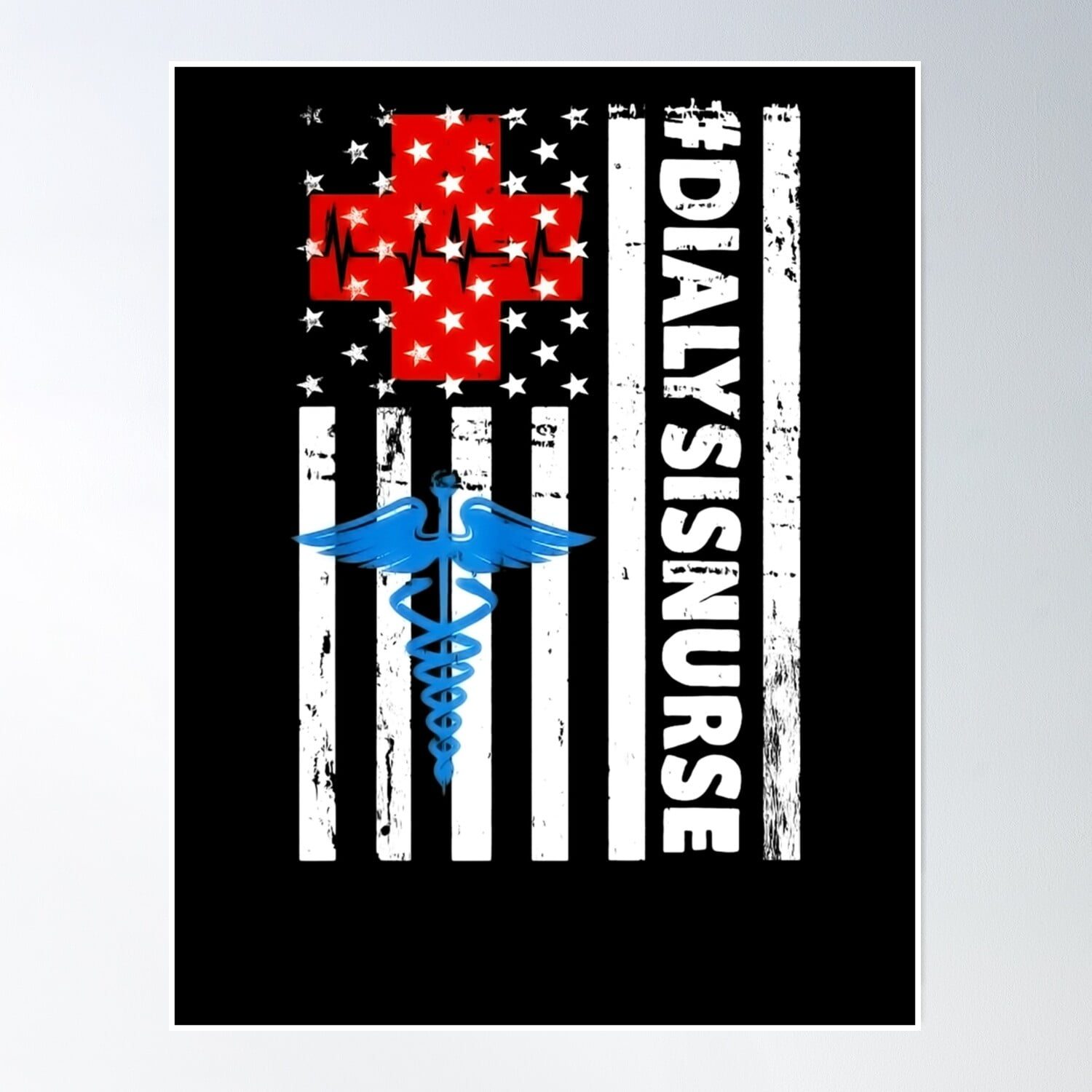 Dialysis Nurse Poster Wall Art, Modern Wall Decor, 8x12 UNFRAMED ...