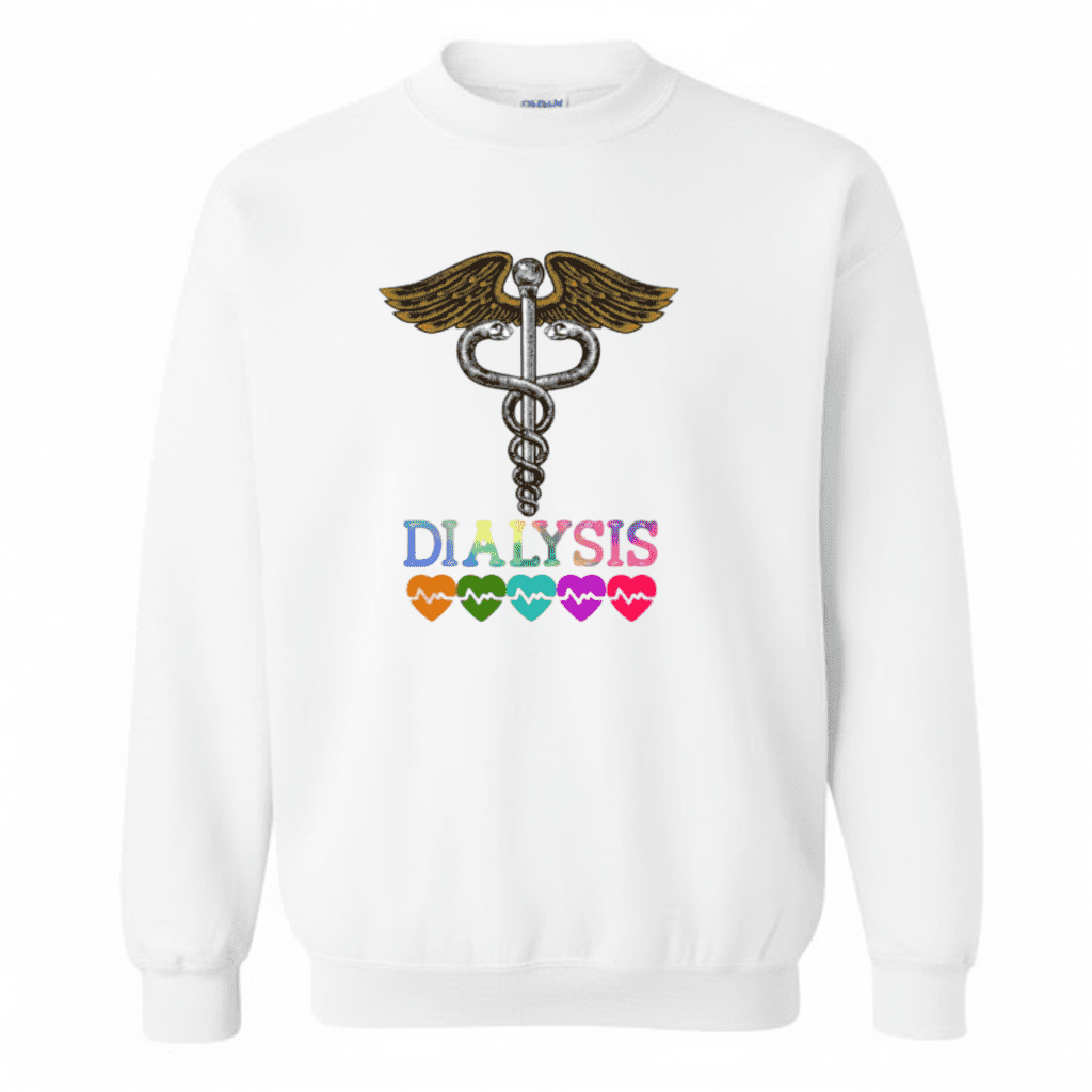 Dialysis Nurse Proud Rn Nephrology Medical Worker Colorful Art