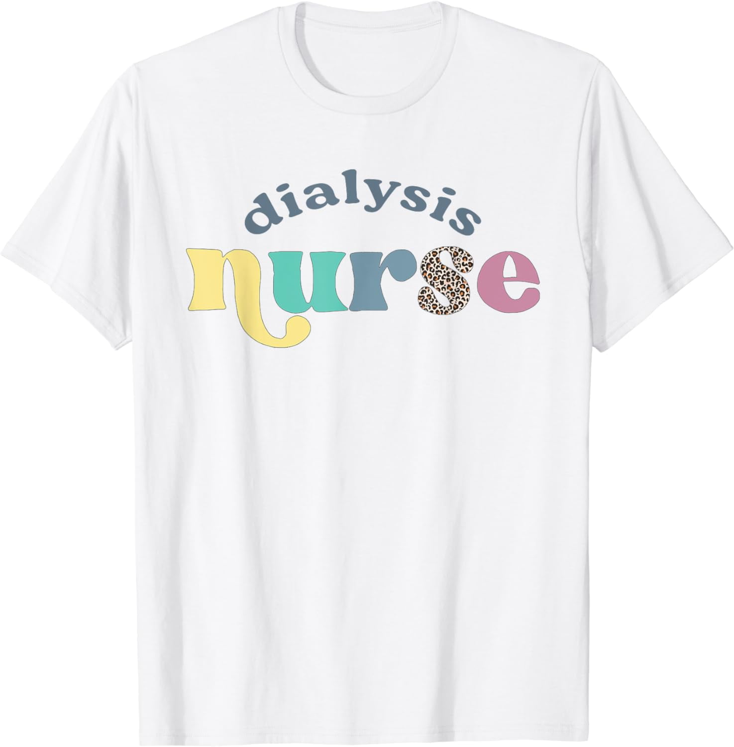 Dialysis Nurse RN Nephrology Registered groovy Kidney RN T-Shirt ...