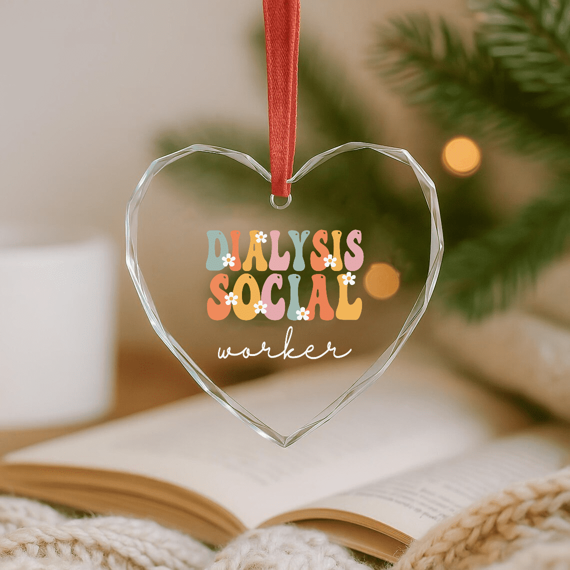 Dialysis Social Worker Week Groovy Appreciation Day For Work Ornament ...