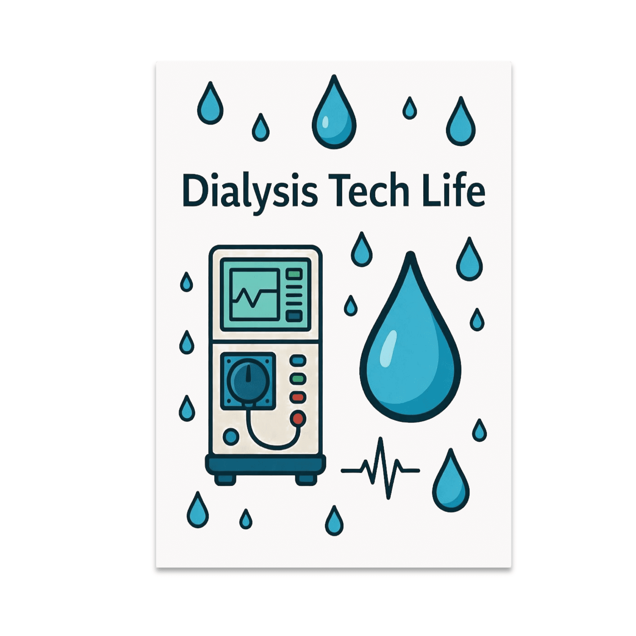 Dialysis Tech Life Poster - Healthcare Professional - 13x19 Poster ...