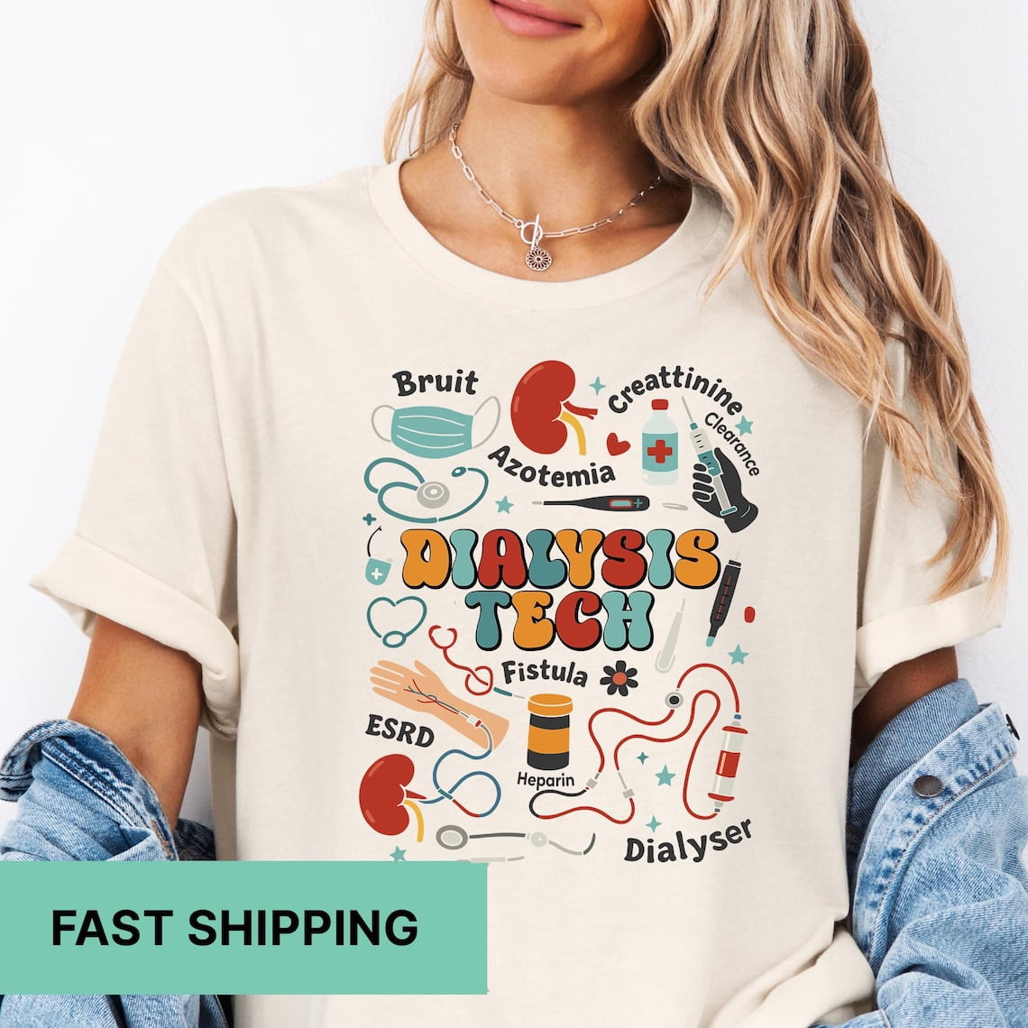 Dialysis Tech Shirt, Dialysis Technician Shirt, Medical Workers Shirt ...