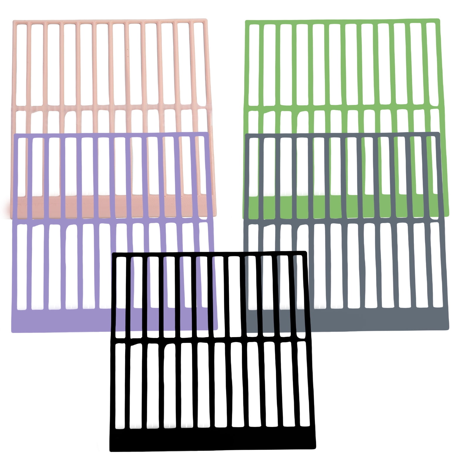 Diamantine Art Alignment Rulers Guide With Textured Edges for Enhancing ...