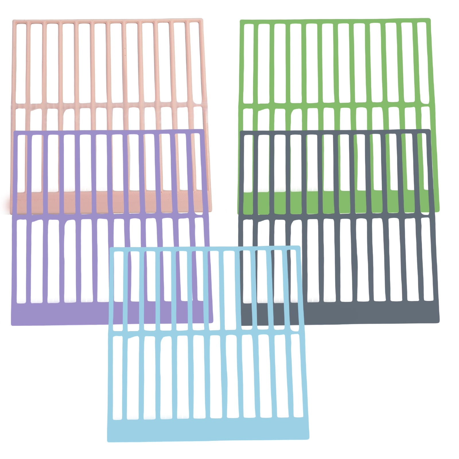Diamantine Art Alignment Rulers Guide With Textured Edges for Enhancing ...