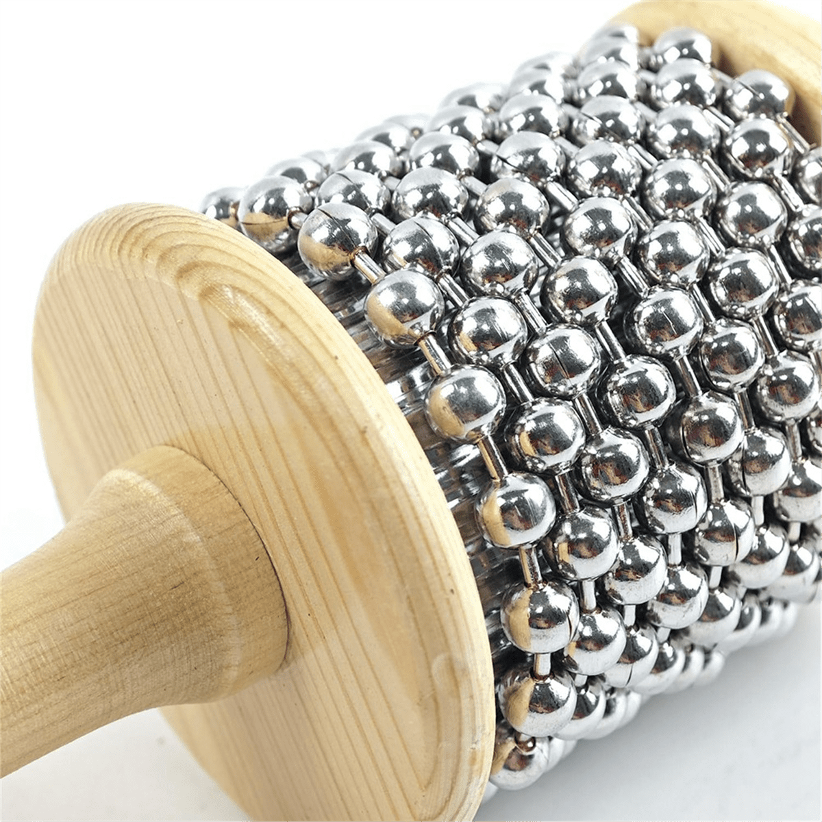 Diameter 13.5cm Wooden Hand Kabasa, Hand-Cranked Percussion Instrument ...