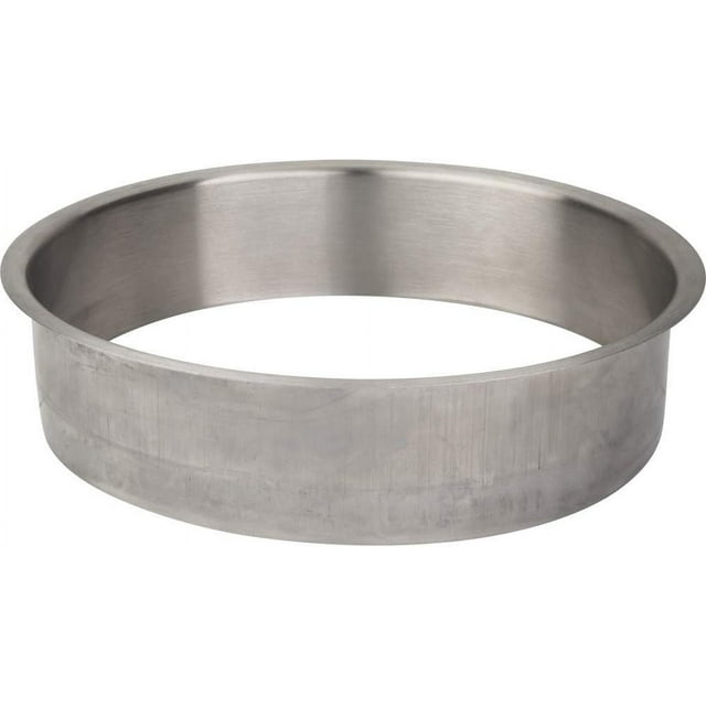 Diameter 2" Height Brushed Stainless Steel Trash Can Ring - Walmart.com
