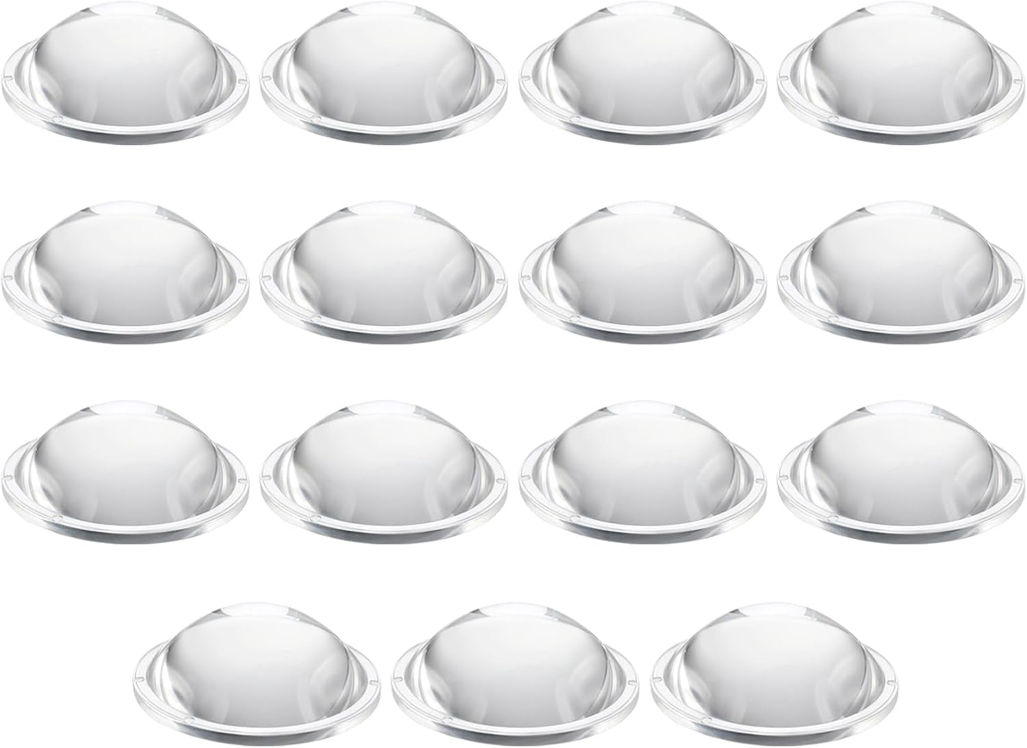 Diameter 34mm Flat Convex Lens, 15 Pcs Height 14mm PMMA Acrylic LED ...