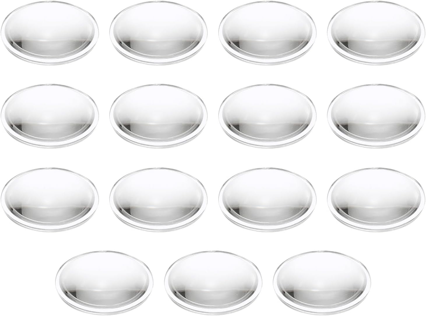 Diameter 35mm Flat Convex Lens, 15 Pcs Height 8mm Acrylic LED Optical ...