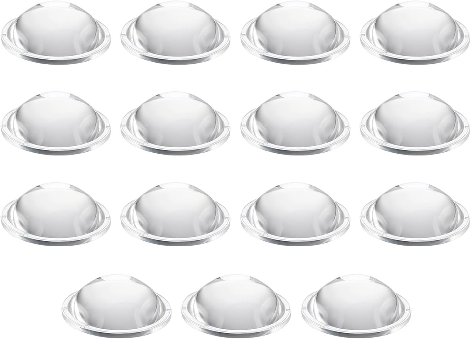 Diameter 36mm Flat Convex Lens, 15 Pcs Height 12.5mm PMMA Acrylic LED ...