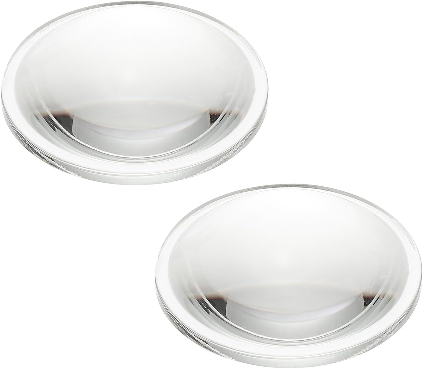 Diameter 46mm Flat Convex Lens, 2 Pcs Height 13mm High Borosilicate ...