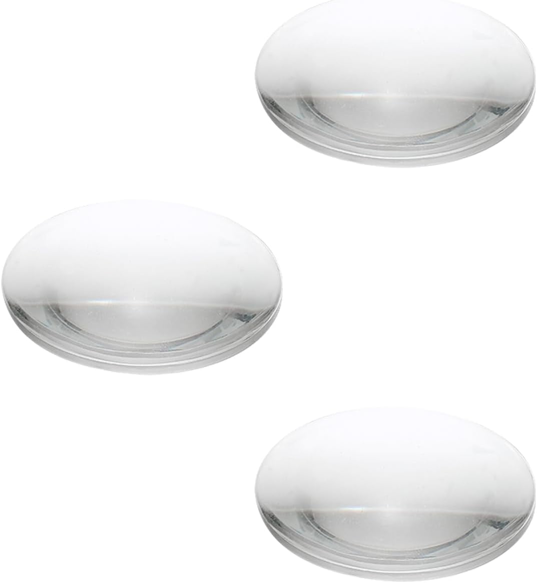 Diameter 48mm Flat Convex Lens, 3 Pcs Height 10mm Acrylic LED Optical ...