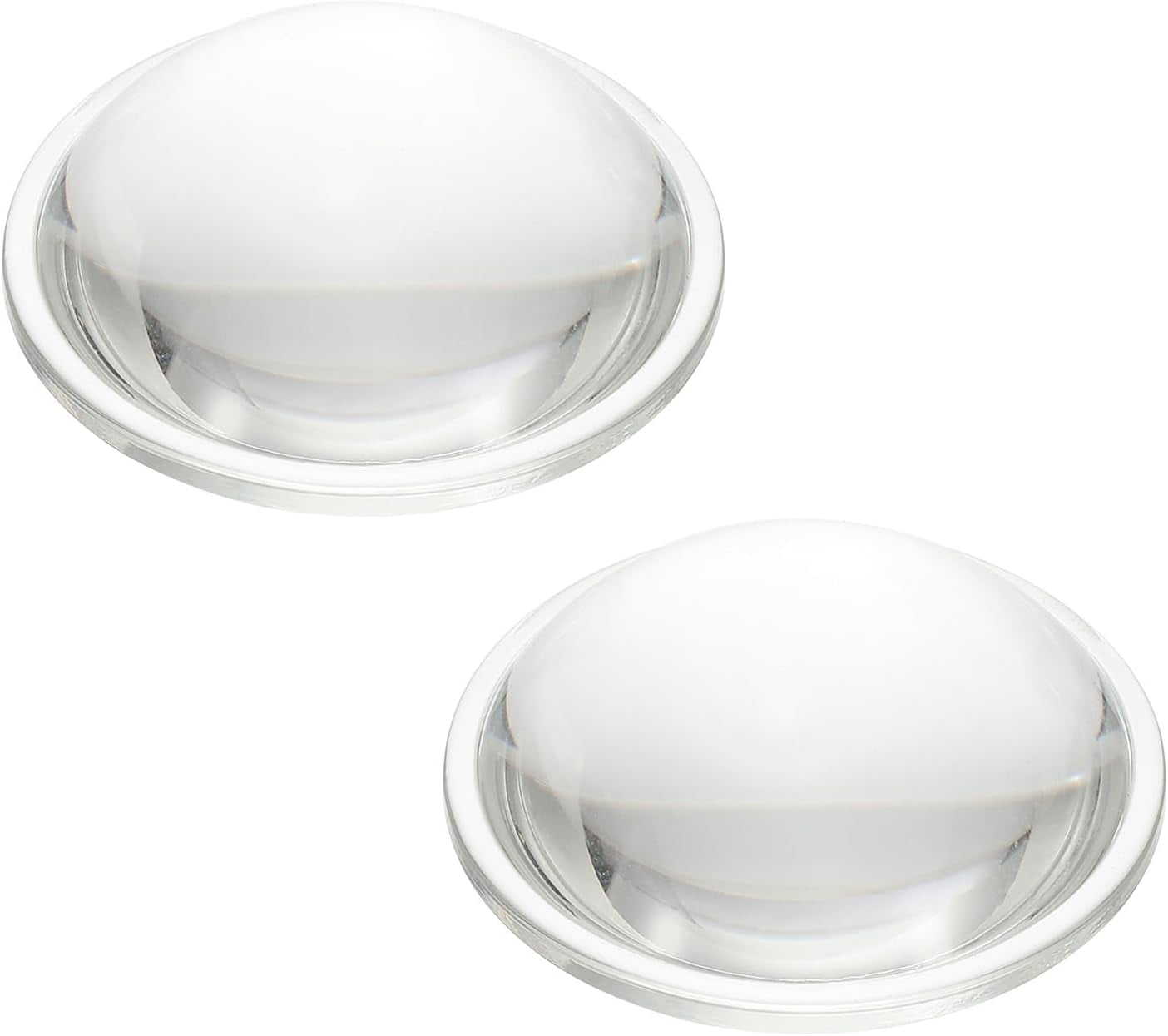 Diameter 50mm Flat Convex Lens, 2 Pcs Height 15mm High Borosilicate ...