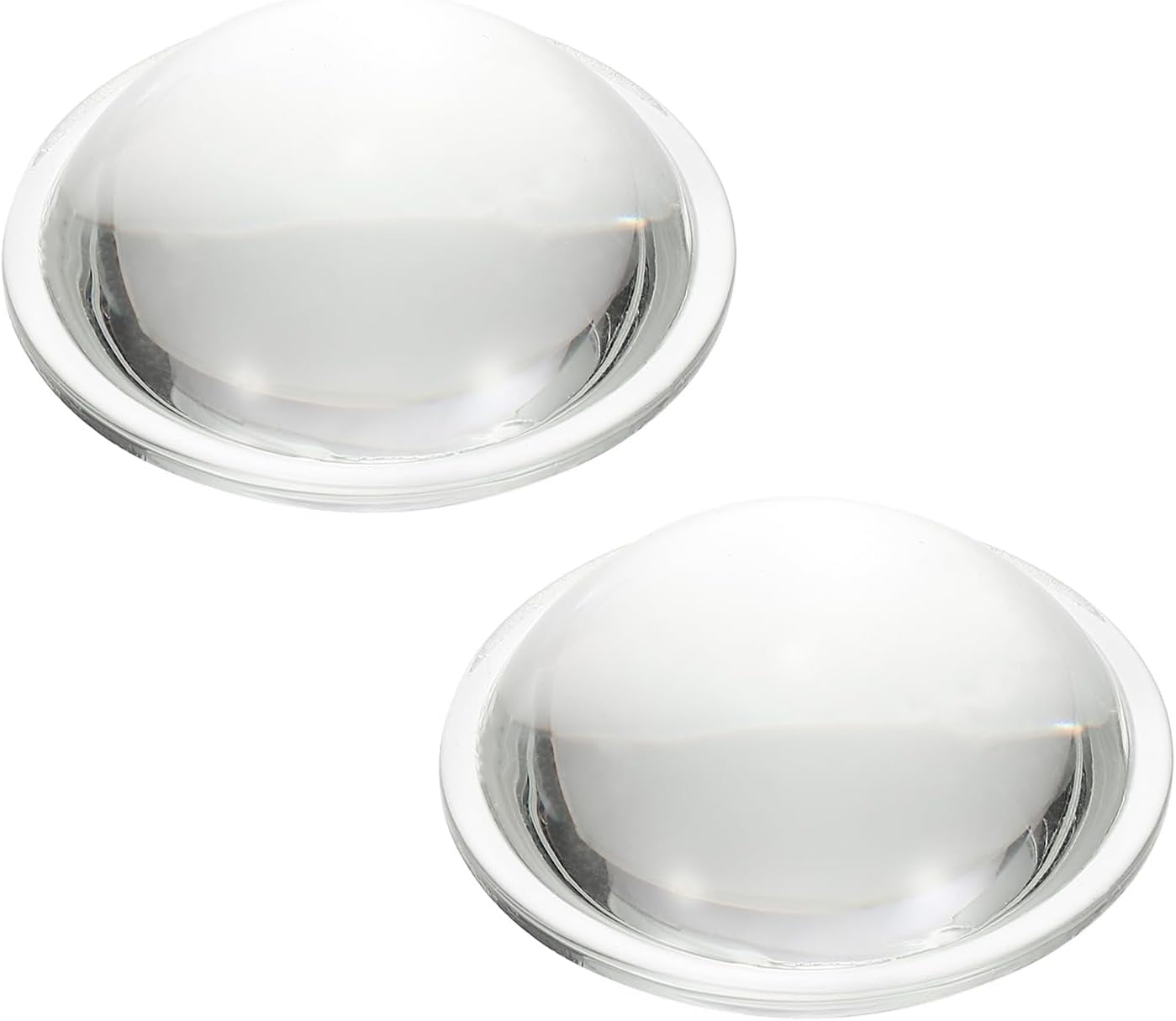 Diameter 54mm Flat Convex Lens, 2 Pcs Height 23.5mm High Borosilicate ...