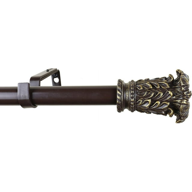 Diameter Chilton Adjustable Single Drapery Curtain Rod, 48-inch to 84 ...