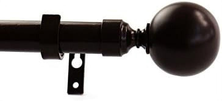 Diameter Steel Adjustable Single Drapery Curtain Rod, 28-Inch To 48 ...