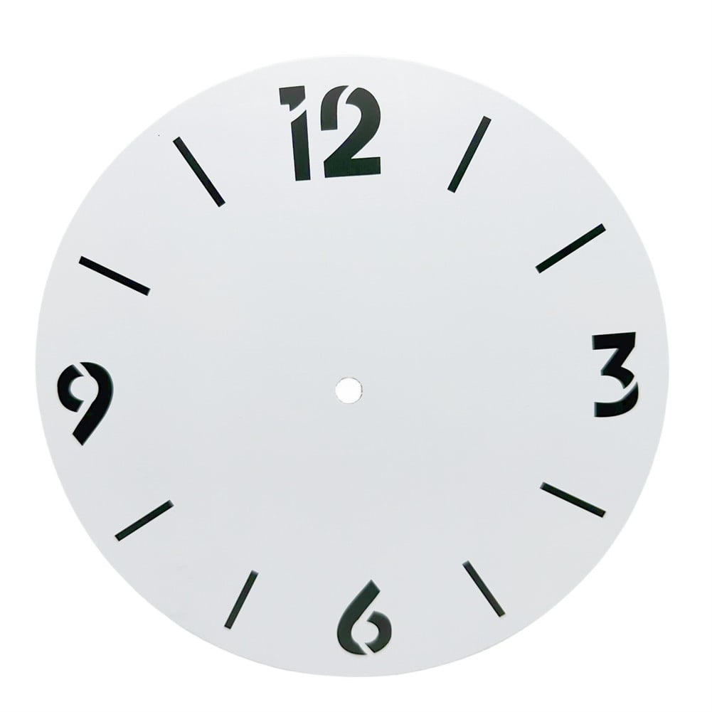 Diameters 234mm Aluminium Metal Clock Dial Face Replacement Arabic ...