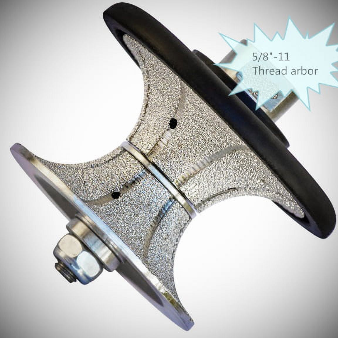 Diamond 1 1/2" 40 mm Full Bullnose V40 Router Bit Shaping grinding ...