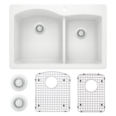 Blanco 443147 Quatrus R15 28 Single Bowl Kitchen Sink - Walmart.com