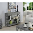 Diamond 1 Drawer Console Table, Gray - Walmart.com