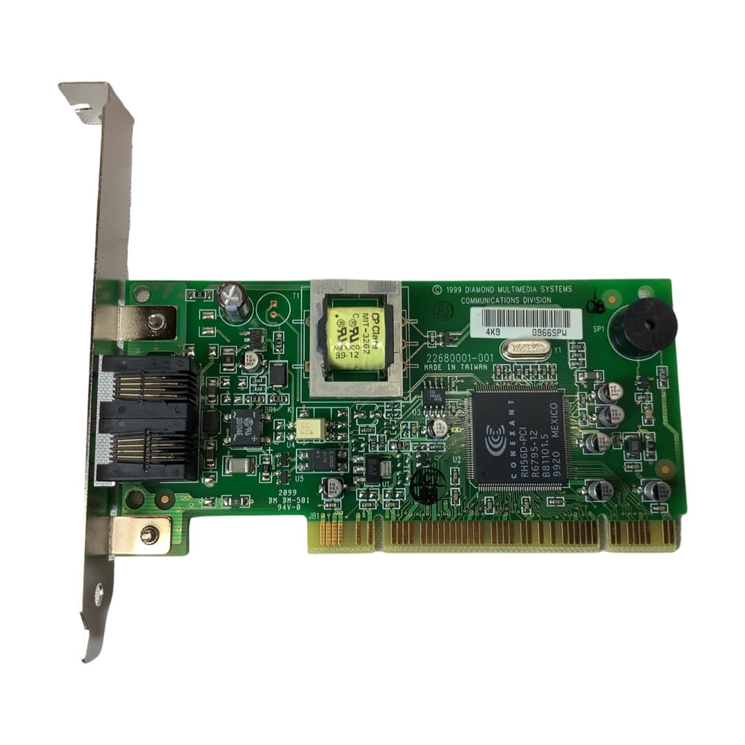 Diamond 56k Data RH56D-PCI Modem Card 23680001-001 22680001-001 ...