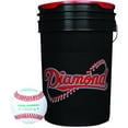 Diamond 6-Gallon Ball Bucket with 60 USSSA DOL-1 Baseballs - Walmart.com