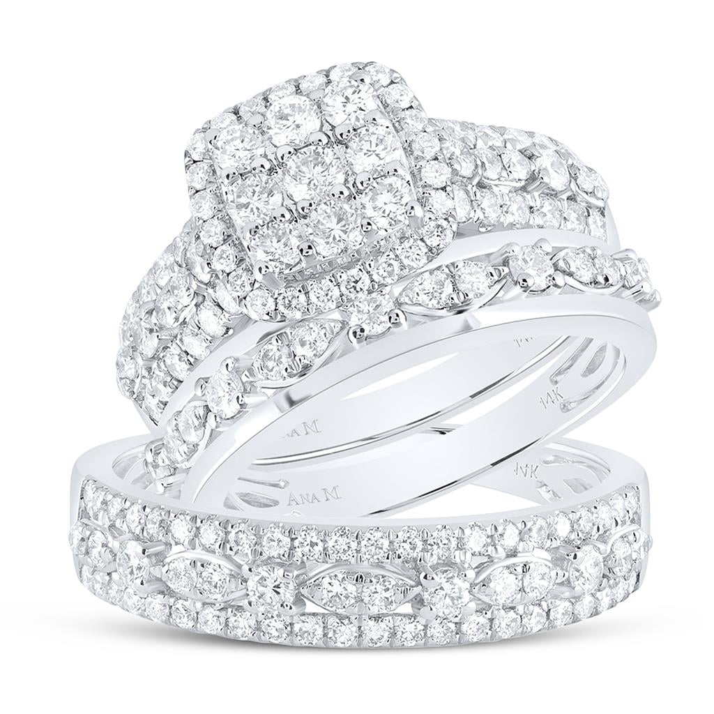 Diamond ANA M Trio Set 2cttw - Walmart.com