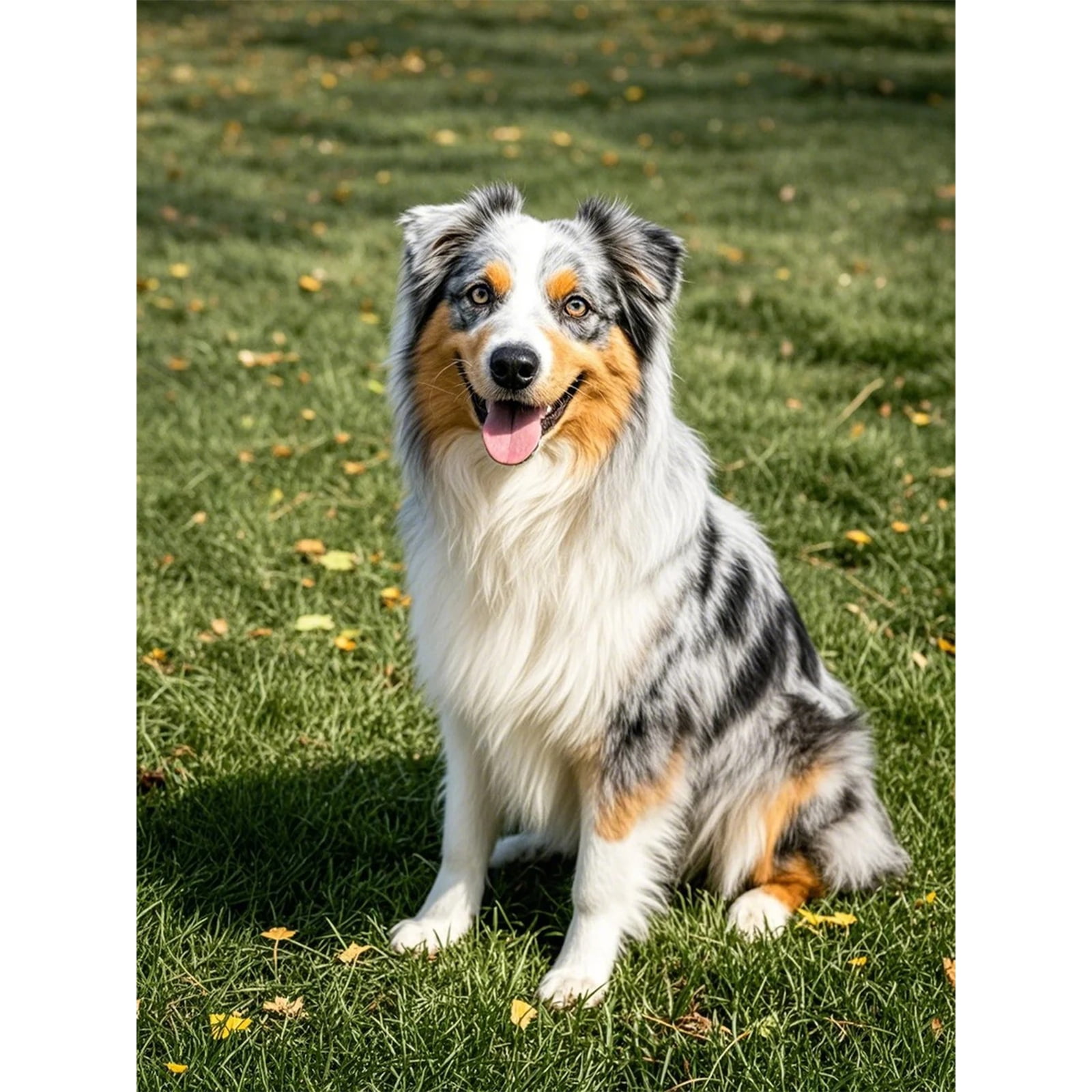 Diamond Art Australian Shepherd 5D Diamond Painting DIY Kits Full Round ...