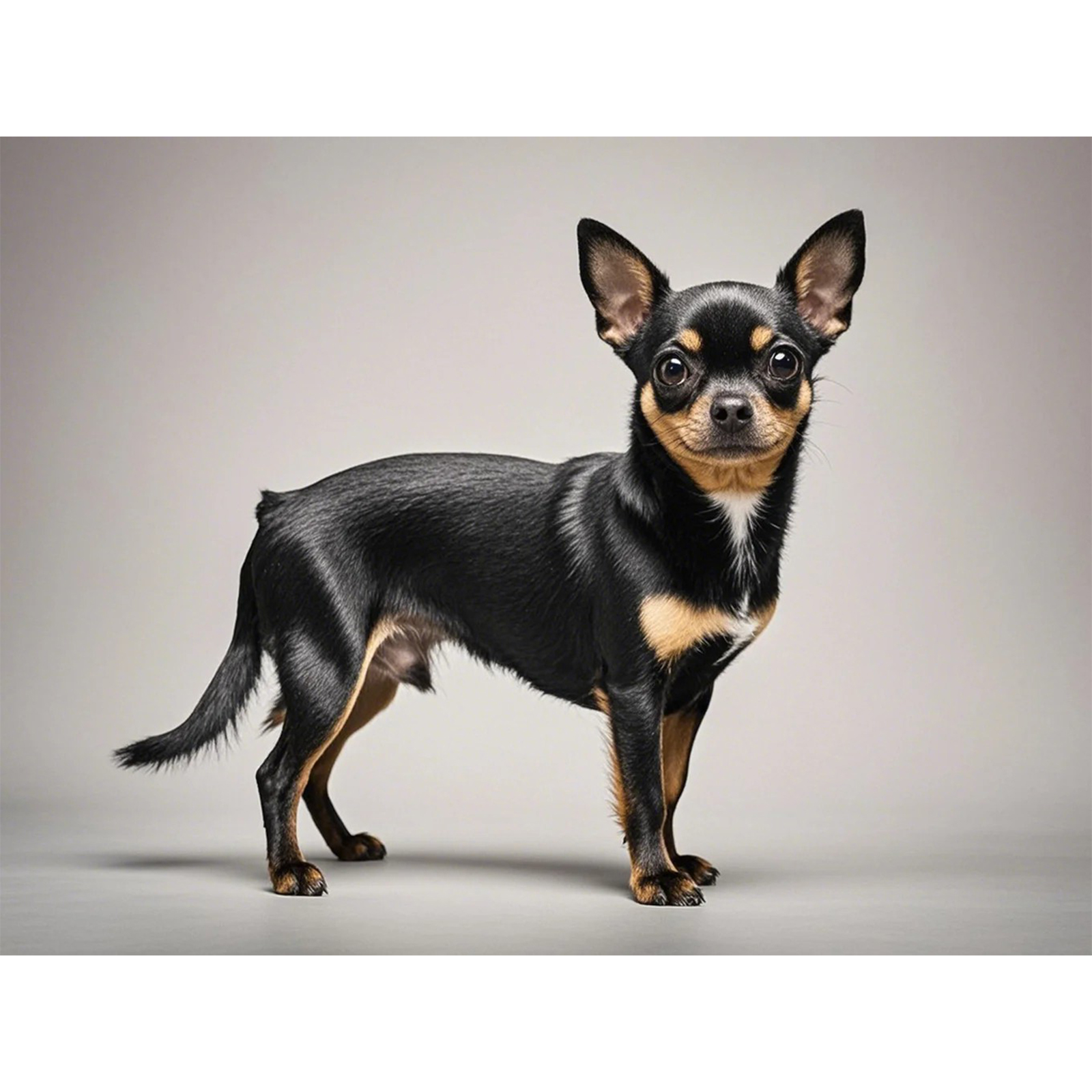 Diamond Art Black Chihuahua 5D Diamond Painting DIY Kits Full Round ...